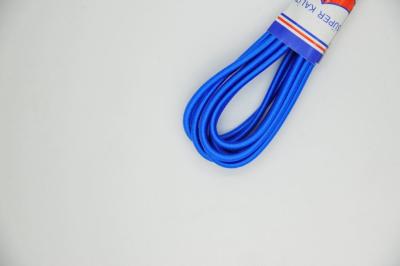 China 2 Mm 2.5 Mm 3 Mm High Strength Colorful Round Elastic Cord Rubber Latex For Clothes for sale