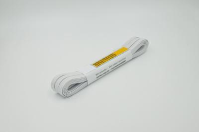 China 3mm White Black Knitted Braided Elastic Band High Elasticity for sale