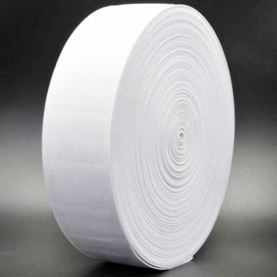 China 3mm White Black Garment Elastic Band With High Elasticity For Garment for sale