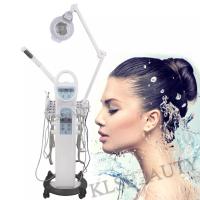 China 9 In 1 Skin Dermabrasion Machine Hot Facial Steamer Scrubber Micro Current for sale