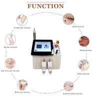China Nd Yag Diode Laser Painless Hair Removal Machine 1064nm 532nm 1320nm 808nm for sale
