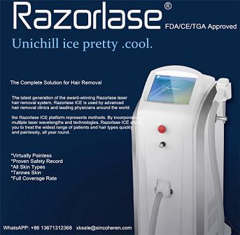China Multifunction Permanent Laser Hair Removal Machines For Full Body / Facial for sale