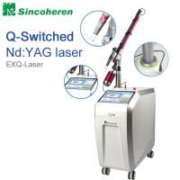 China Q Switched Nd YAG Laser Tattoo Removal Machine , Laser Treatment For Birthmark / Nail Fungus for sale