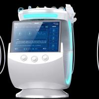 China Ice Blue 7 In 1 Microdermabrasion Machine With Skin Analyzer Multifunction for sale