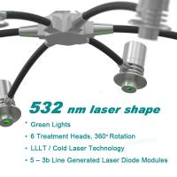 China CE 6d Green Cold Laser Equipment 532nm Body Shape Non Invasive Slimming for sale