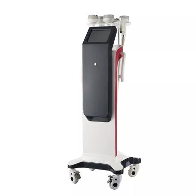 China Vertical 6 In 1 40k Body Slimming Machine Cavitation Ultrasonic Bio Rf Microcurrent Brush for sale