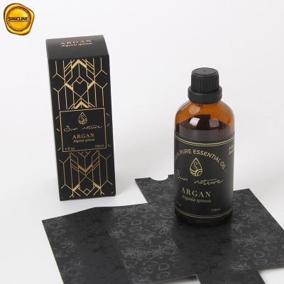 China OEM Paperboard Essential Oil Packaging Box CMYK 4C Printing Gold Foil Stamping for sale
