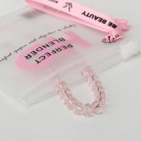 China Ziplock EVA Cosmetic Packaging Bag Custom Logo Printed For Beauty Blender for sale