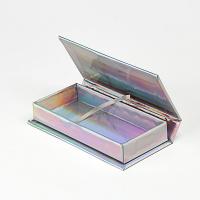 China Paper Eyelash Packaging Boxes Holographic Lash Box With Logo Custom for sale