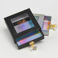 China Empty Custom Eyelash Packaging Box Luxury Private Label Lamination Finished for sale