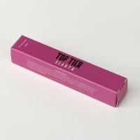 China Tuck End Cosmetic Packaging Box White Paper Pink Printing Eyeliner Packaging Boxes for sale