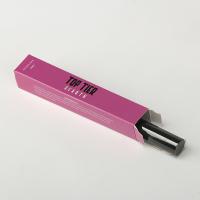 China Tuck End Cosmetic Packaging Box White Paper Pink Printing Eyeliner Packaging Boxes for sale