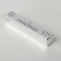 China Cardboard Custom Eyeliner Boxes Silver Paper Black Printing Paper Box for sale
