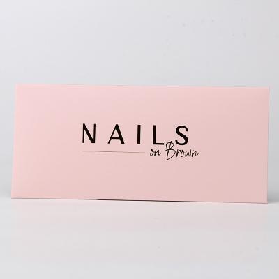 China Pink Custom Packaging Envelopes Offset Printing Paper Materials for sale