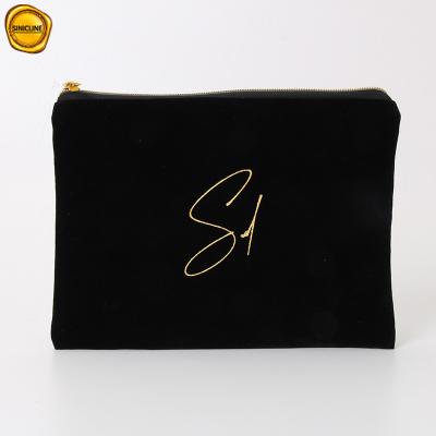 China Custom Logo Makeup Travel Red Zipper Packaging Bag For Cosmetic for sale