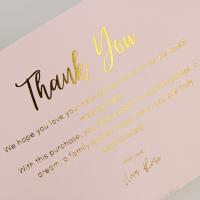 China Colorful Paper Business Thank You Cards High Quality Custom Paper Cards Printing for sale