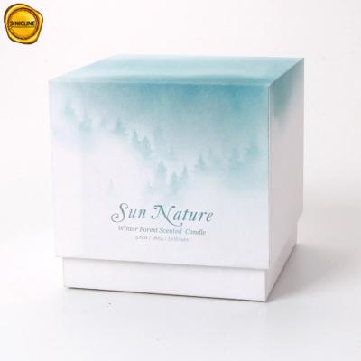 China Luxury Candle Packaging Boxes Custom Logo Rigid Cardboard For Cosemtic for sale