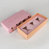China Custom Pink Printing Base And Lid Box Soy Candle Gift Box Packaging for sale