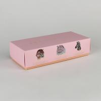 China Custom Pink Printing Base And Lid Box Soy Candle Gift Box Packaging for sale