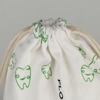 China Custom Eco Friendly Organic Muslin Cotton Pouch Promotional Small White Drawstring Bag for sale