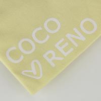 China Lemon Color Eco Friendly Organic Muslin Cotton Pouch Promotional Small Drawstring Bag for sale