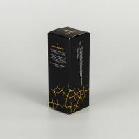 China Custom Luxury Perfume Gift Box Hot Stamping Gold Foil Cosmetics Paper Box for sale
