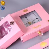 China 40cm Gold Foil Box Printing 1800gsm Greyboard Small Pink Cardboard Boxes for sale