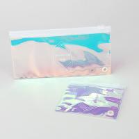 China Large Holographic Makeup Bag For Lashes Packaging Fancy Logo Printed for sale