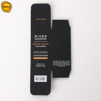China Black Personal Care Packaging Boxes Cardboard Box Gift Paper Box for sale