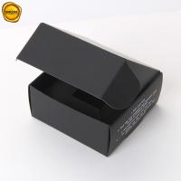 China Black Personal Care Packaging Boxes Cardboard Box Gift Paper Box for sale