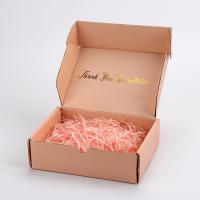 China Meduim Size Gold Logo Cosmetic Packaging Box For Mailing Beauty Products for sale
