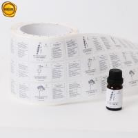 China Custom Matte Paper Bottle Labels Packaging Labels For Beauty And Skincare for sale