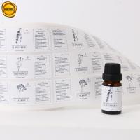 China Custom Matte Paper Bottle Labels Packaging Labels For Beauty And Skincare for sale