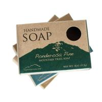 China Custom Soap Boxes Biodegradable Eco Friendly Foldable Kraft Paper Box for sale