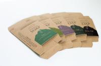 China Custom Soap Boxes Biodegradable Eco Friendly Foldable Kraft Paper Box for sale