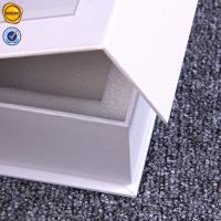 China Lip Oil White Cardboard Gift Packaging Boxes Foam Insert for sale