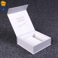 China Lip Oil White Cardboard Gift Packaging Boxes Foam Insert for sale