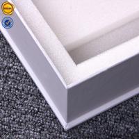China Lip Oil White Cardboard Gift Packaging Boxes Foam Insert for sale