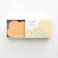 China 100mm Skincare Foldable Cardboard Gift Boxes Kraft Paper Soap Packaging for sale