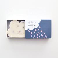 China 100mm Skincare Foldable Cardboard Gift Boxes Kraft Paper Soap Packaging for sale