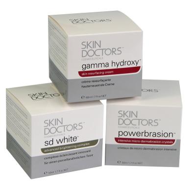 China 50g Custom Beauty Cream Boxes Face Skin Care Boxes White Paper Color Printing​ for sale