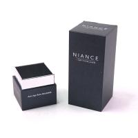 China Custom Lotion Paper Box Black Paper Box For Beauty Care Products Black Paper Box for sale