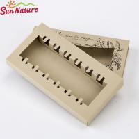 China Perfume Oil Roller 2ml Package Tester Kraft Perfume Boxes With Window for sale