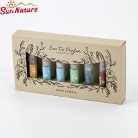 China Perfume Oil Roller 2ml Package Tester Kraft Perfume Boxes With Window for sale