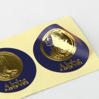 China 38mm Removable Round Paper Sticker Labels For Hair Extension for sale