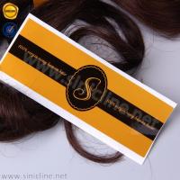 China 3CM 70MM Removable Matte Paper Sticker Labels Paper For Hair Bundle Hair Extension for sale