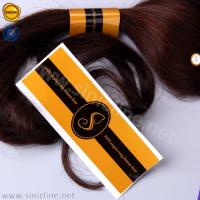 China 3CM 70MM Removable Matte Paper Sticker Labels Paper For Hair Bundle Hair Extension for sale