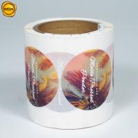 China 5CM FSC Sticker Roll Paper Sticker Labels Printing For Makeup Box for sale