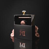 China Matte Black Cosmetic Packaging Box Cardboard For Lip Serum for sale