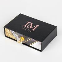 China Matte Black Cosmetic Packaging Box Cardboard For Lip Serum for sale